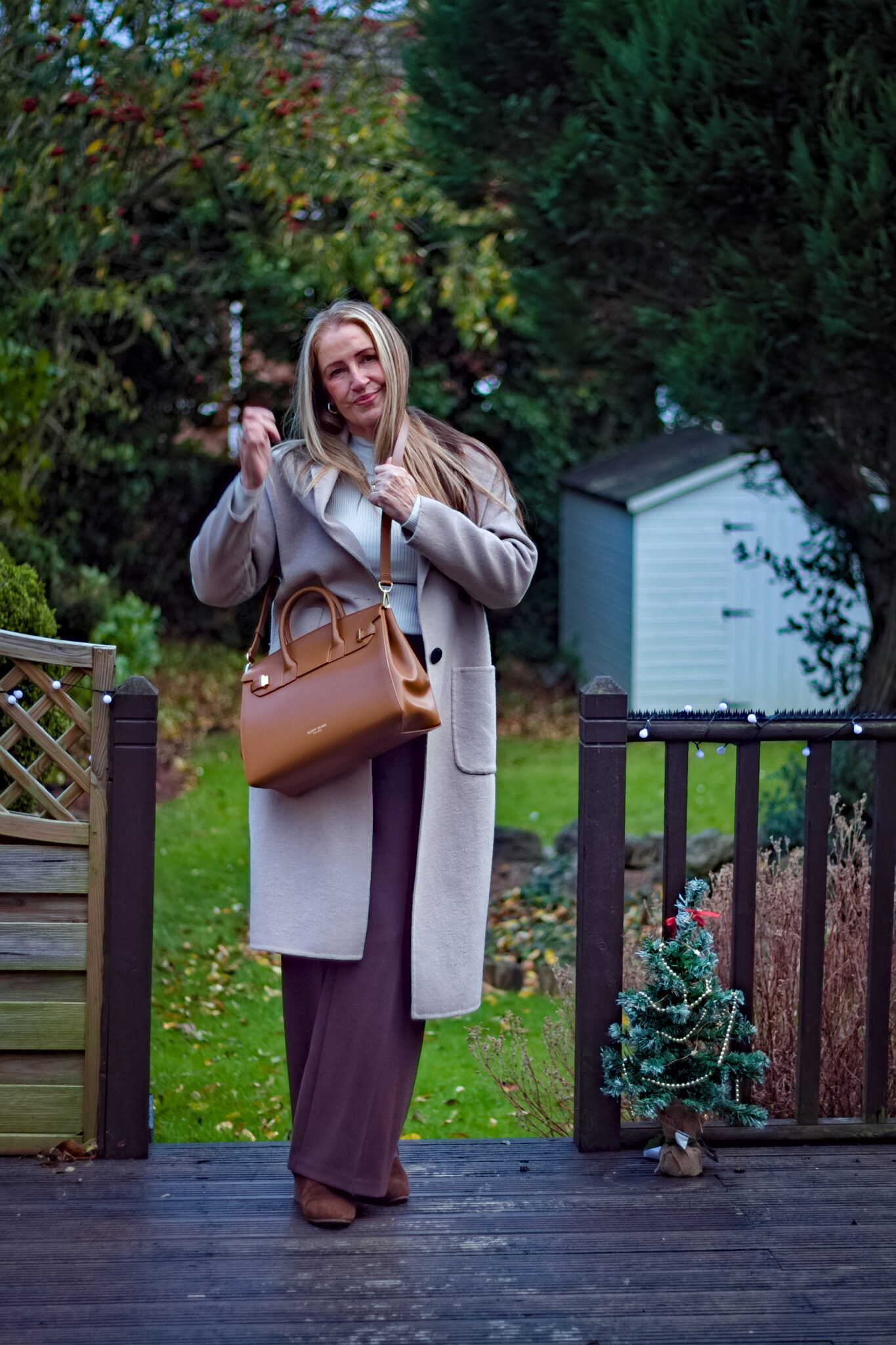 Styling My Brown, Camel Coloured Handbag By Teddy Blake. - Midlife And ...